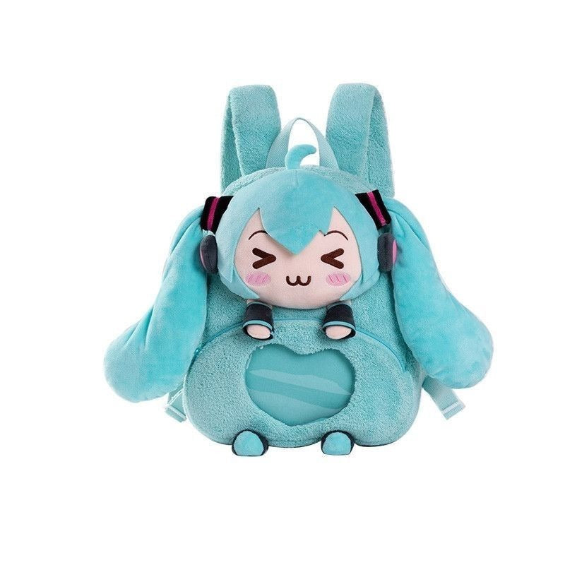 Hatsune Miku Squinty Eye Series Backpack Miku Cute Plush Ita Bag – Miku ...